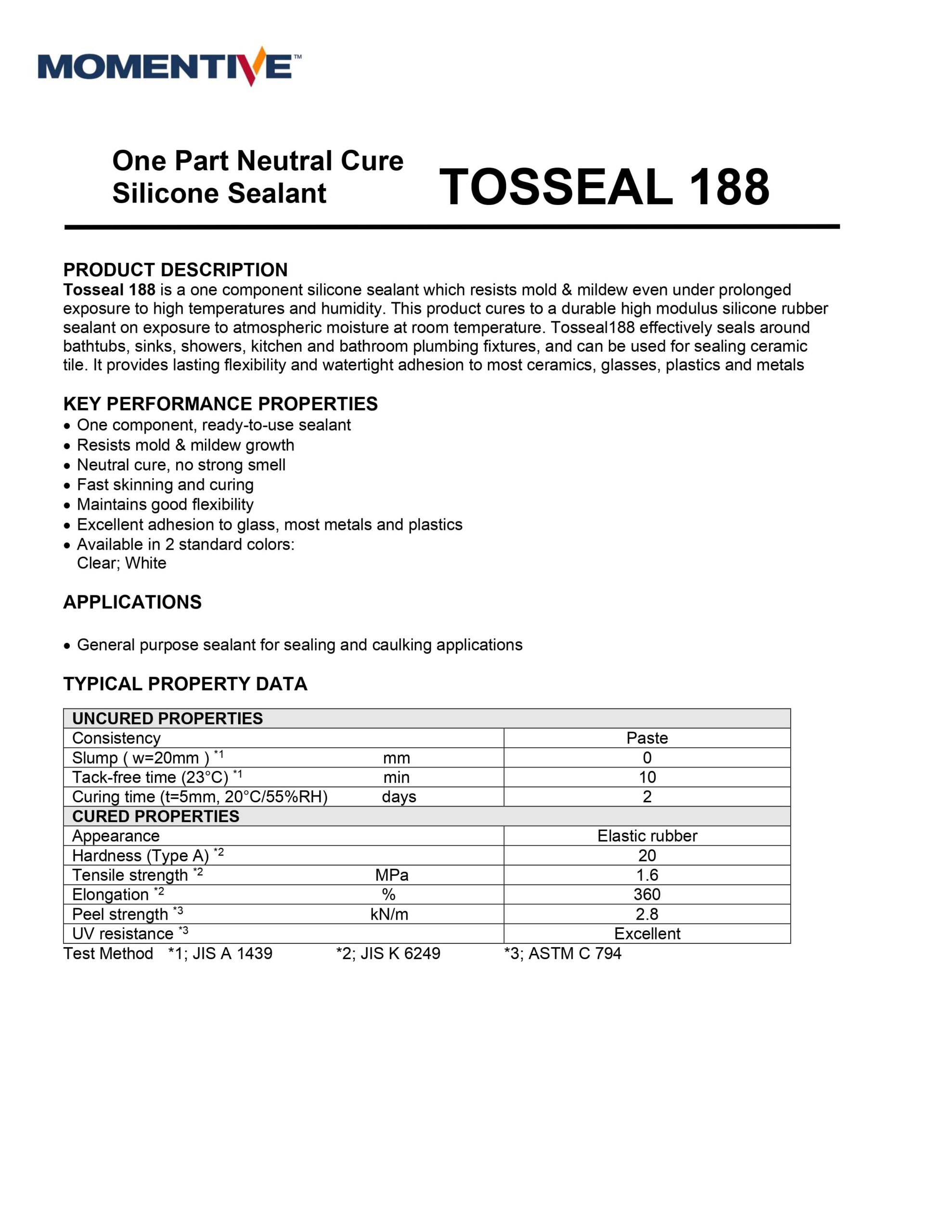 Silicone tosseal 188 - chính hãng giá rẻ