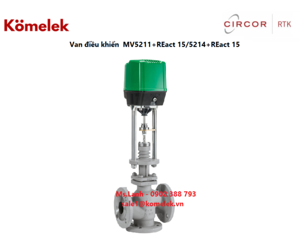 Van điều khiển điện 2 chiều RTK MV 5211 REflex
